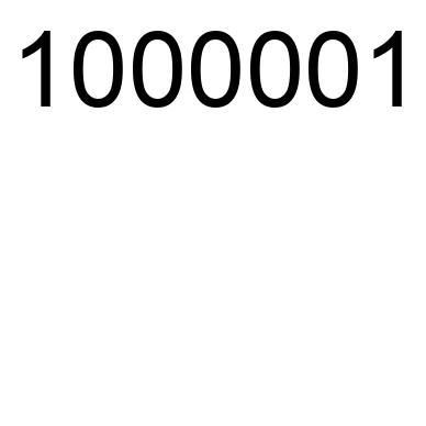 1000001 number facts, meaning and properties