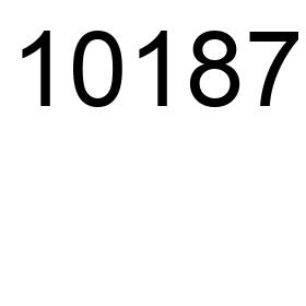 10187 number, meaning and properties - Number.academy