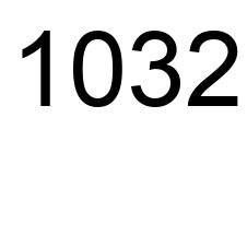 1032 number facts