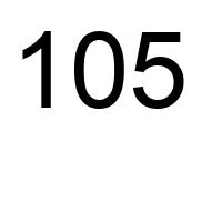 Number 105 facts