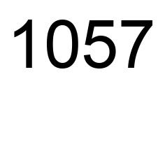 1057 number facts