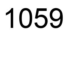 1059 number facts