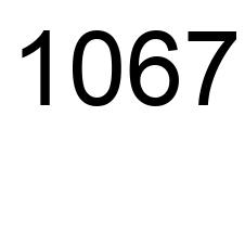 1067 number facts