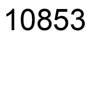 10853 number facts, meaning and properties