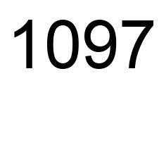 1097 number facts