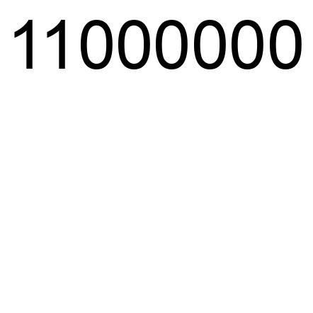 11000000 number facts, meaning and properties