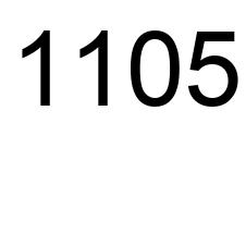 1105 number facts