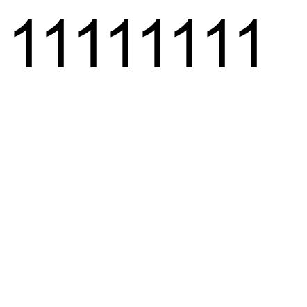 11111111 number facts, meaning and properties