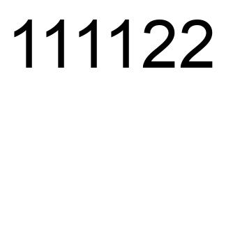 111122 number facts, meaning and properties