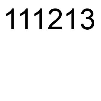 111213 number facts, meaning and properties