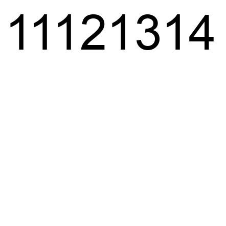 11121314 number facts, meaning and properties