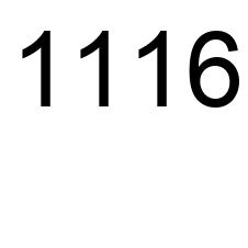 1116 number facts