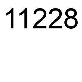 11228 number facts, meaning and properties