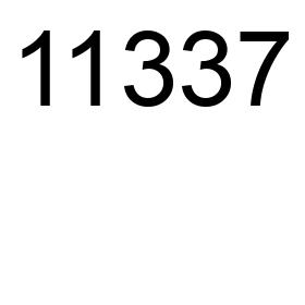 11337 number, meaning and properties - Number.academy