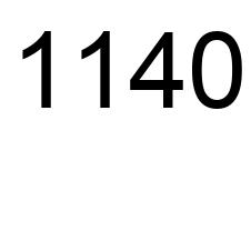 1140 number facts
