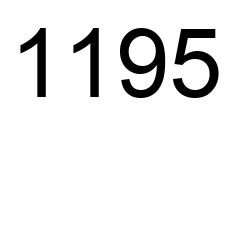 1195 number facts