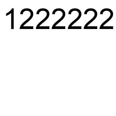 1222222 number facts, meaning and properties