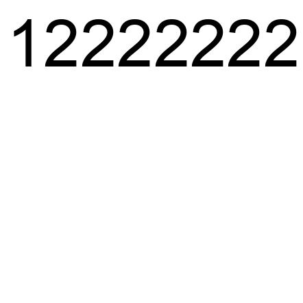 12222222 number facts, meaning and properties
