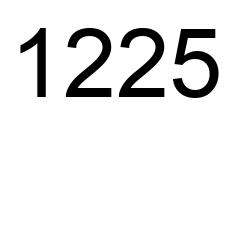 1225 number facts