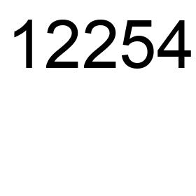 12254 number facts, meaning and properties