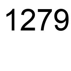 1279 number facts