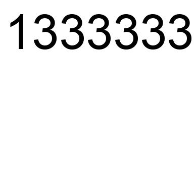 1333333 number facts, meaning and properties