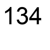 Number 134 facts