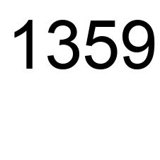 1359 number facts
