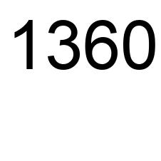 1360 number facts