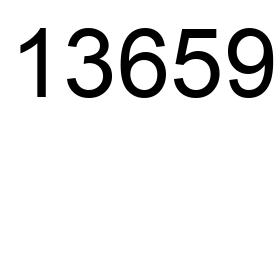 13659 number facts, meaning and properties