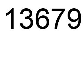 13679 number, meaning and properties - Number.academy