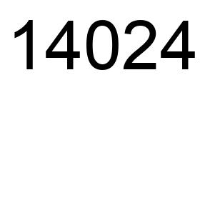 14024 number facts, meaning and properties