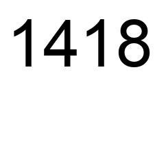 1418 number facts