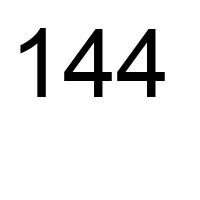 Number 144 facts