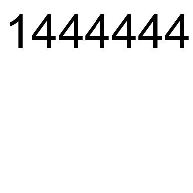 1444444 number facts, meaning and properties