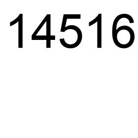 14516 number facts, meaning and properties