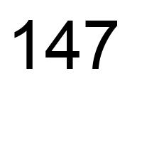 Number 147 facts