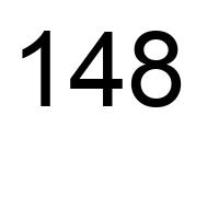 Number 148 facts