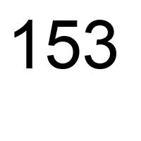 Number 153 facts