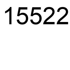 15522 number facts, meaning and properties