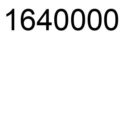 1640000 number facts, meaning and properties