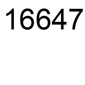 16647 number facts, meaning and properties