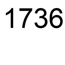 1736 number facts