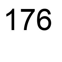 Number 176 facts