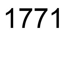 1771 number facts