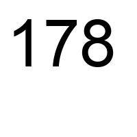 Number 178 facts