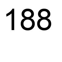 Number 188 facts