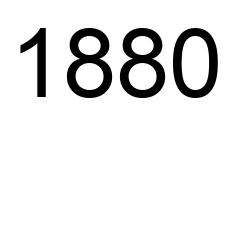 1880 number facts