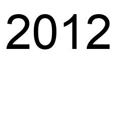 2012 number facts