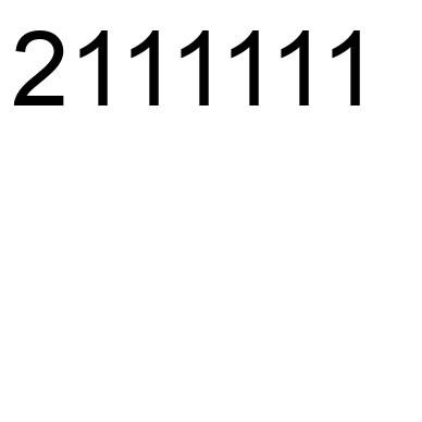 2111111 number facts, meaning and properties